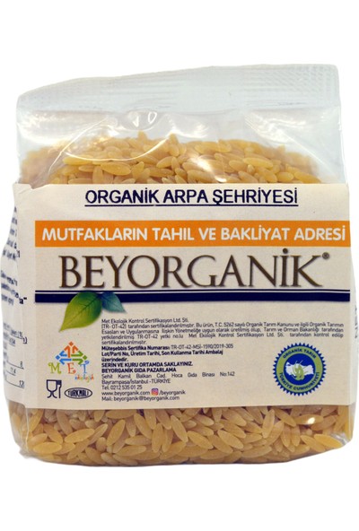 Beyorganik Arpa ŞEHRIYE-300 gr