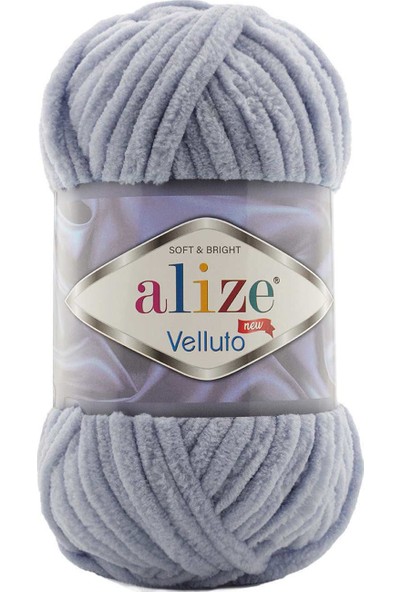 Alize Velluto Baby 87 K.gri Polar Alize Velluto Baby 87 K.gri Polar