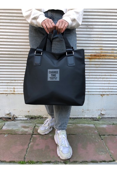 Lebina Kadın Siyah Shopper Omuz Çantası Lebina Kadın Siyah Shopper Omuz Çantası