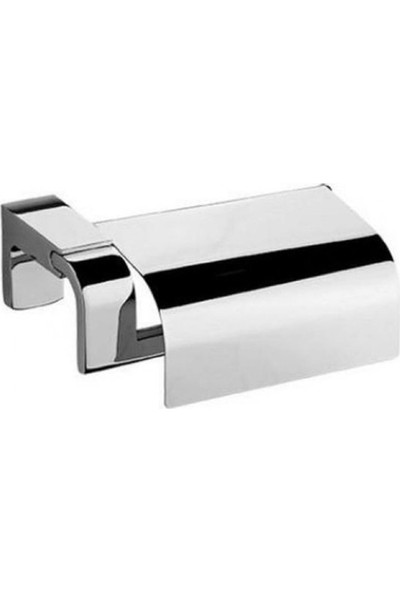 Eym Tema Premium Krom Banyo Kapaklı Wc Kağıtlık Tuvalet Kağıtlığı