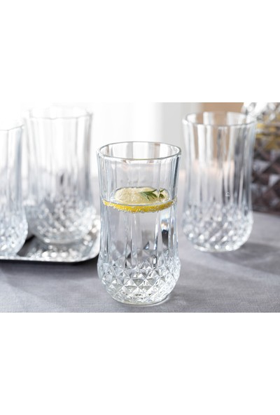 English Home Rich Cam 4'lü Meşrubat Bardağı 250 Ml. Şeffaf