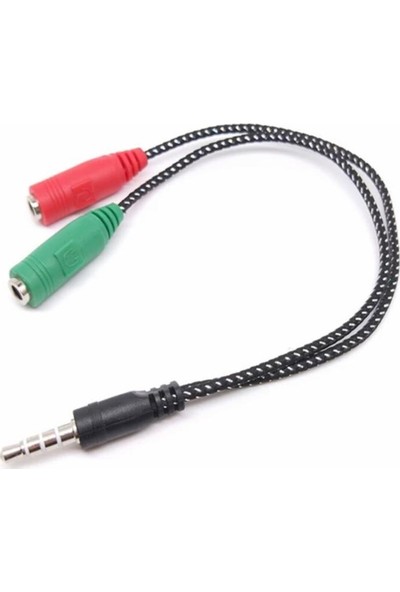 BLUERAİN KULAKLIK MİKROFON AUX ÇOKLAYICI AYIRICI 3.5MM 2 DİŞİ 1 ERKEK KABLO BLUERAİN KULAKLIK MİKROFON AUX ÇOKLAYICI AYIRICI 3.5MM 2 DİŞİ 1 ERKEK KABLO