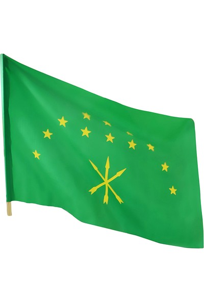 Anahtarlık Sepeti Adige Bayrak (Alpaka Kumaş) 1 x 1.5 Metre