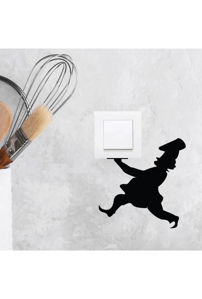 Dijitalya Priz Taşıyan Aşçı Sticker | Priz Sticker | Priz Etiketi | Siyah Dijitalya Priz Taşıyan Aşçı Sticker | Priz Sticker | Priz Etiketi | Siyah