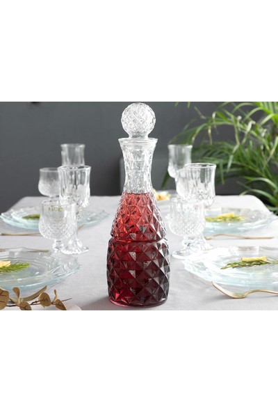 English Home Flora Cam Karaf 1000 Ml. Şeffaf