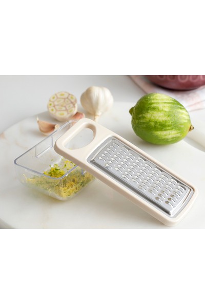 English Home Miny Plastik Hazneli Rende 5,6 x 13 x 4 Cm. Bej English Home Miny Plastik Hazneli Rende 5,6 x 13 x 4 Cm. Bej