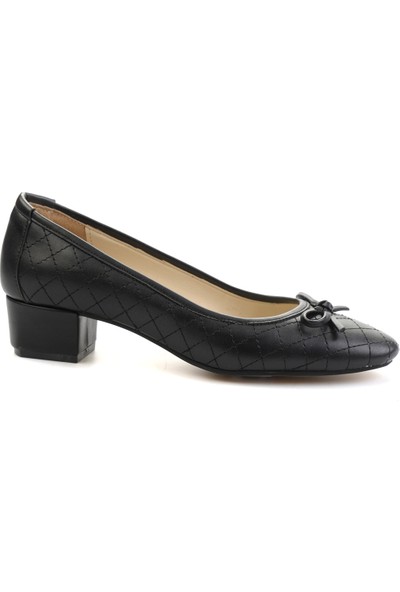 Siyah Kadın Klasik Topuklu K01848000209