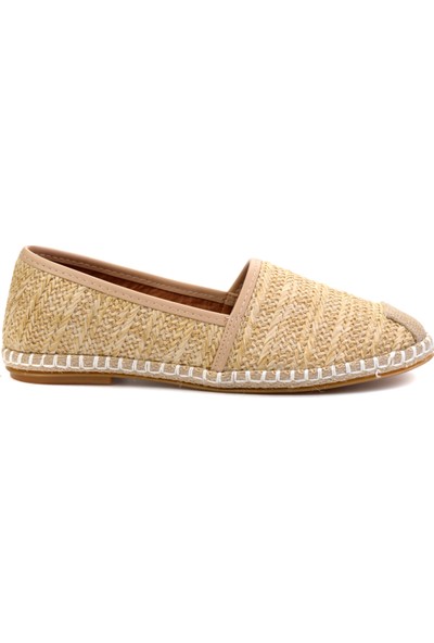 Natural Örgü/ Vizon Kadın Espadril K01702142028