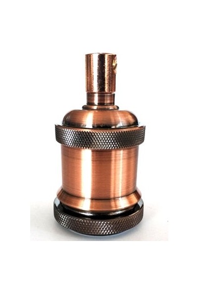 Marketcik Dekoratif Eskitme Bakır Metal E27 Duy Marketcik Dekoratif Eskitme Bakır Metal E27 Duy