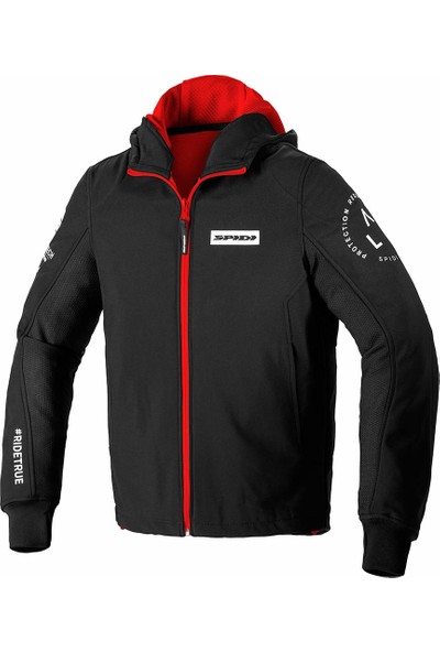 Spıdı Armor Evo Tekstil Ceket Siyah Kırmızı