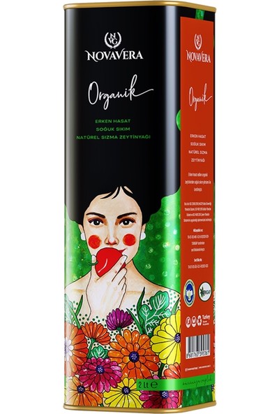 NovaVera Organik Erken Hasat Naturel Sızma Zeytinyağı 2 Lt NovaVera Organik Erken Hasat Naturel Sızma Zeytinyağı 2 Lt
