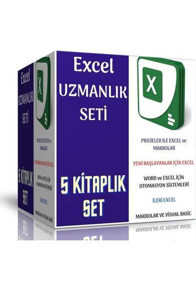 Enine Boyuna Eğitim Excel Uzmanlık Seti (5 Kitaplık Set) Enine Boyuna Eğitim Excel Uzmanlık Seti (5 Kitaplık Set)