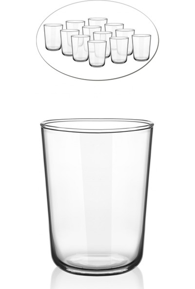 Queen's Kitchen 12 Adet Borasilikat Ateşe Dayanıklı 200CC Bardak Takımı Queen's Kitchen 12 Adet Borasilikat Ateşe Dayanıklı 200CC Bardak Takımı