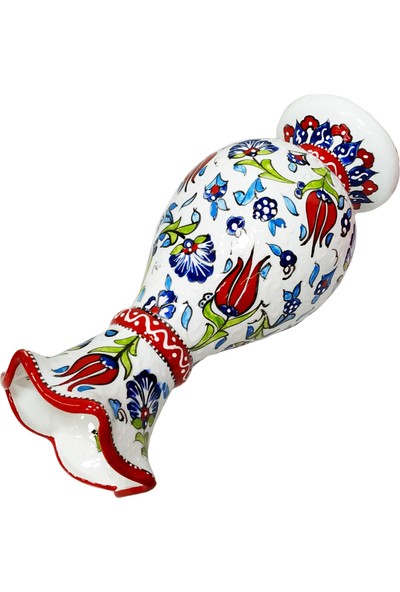 Otogar Çini El Yapımı 30 cm Çini Marul Vazo Samur Fırça Işçiliği Otogar Çini El Yapımı 30 cm Çini Marul Vazo Samur Fırça Işçiliği