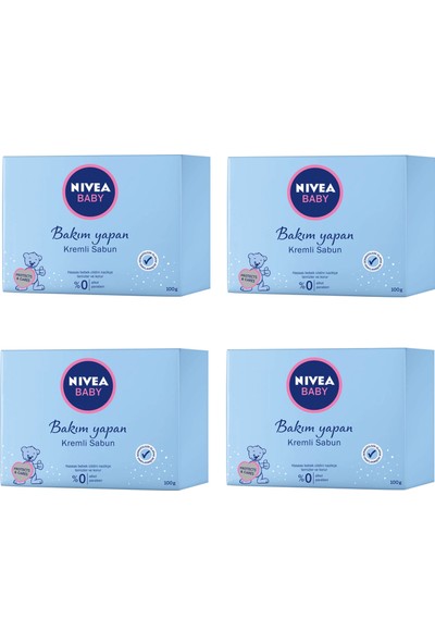 Nivea Baby Kremli Sabun 100 gr 4 Adet