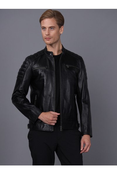 Basics&more Erkek Deri Ceket - CMSE105