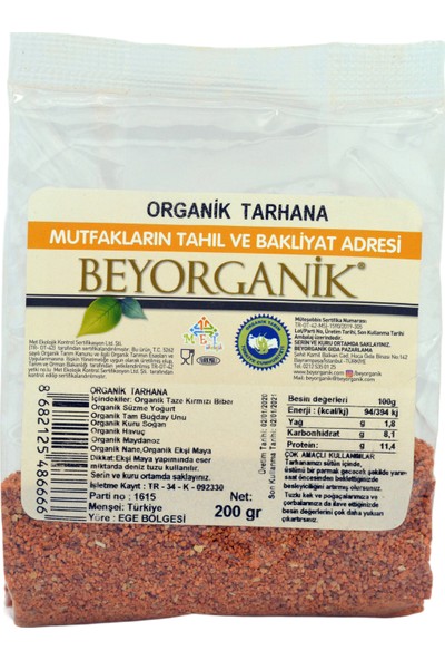 Beyorganik Bebek Tarhana 200 gr