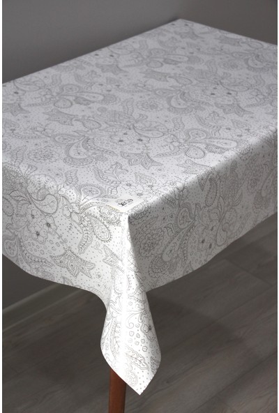 Dede Ev Tekstil Elyaf Silinebilir Pvc Muşamba Masa Örtüsü - Şal