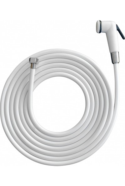 Can Hortumlu Duş Başlığı 2,5 mt Beyaz
