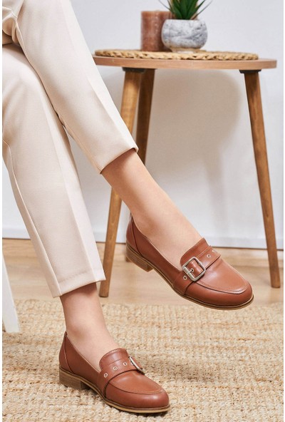 Mio Gusto Rachel Taba Oxford Ayakkabı Mio Gusto Rachel Taba Oxford Ayakkabı