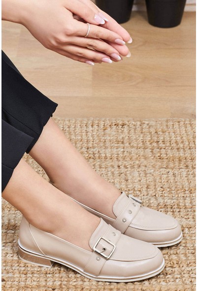 Mio Gusto Rachel Ten Rengi Oxford Ayakkabı