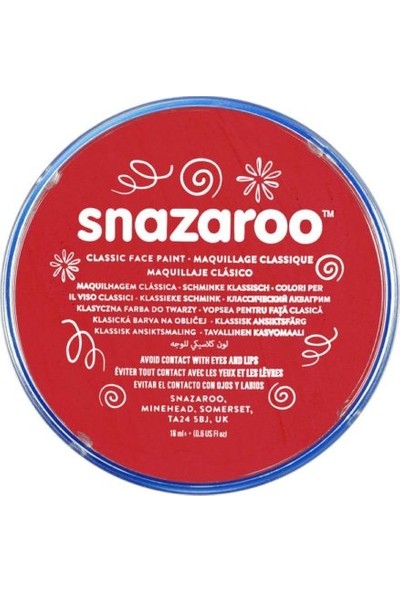 Snazaroo Yüz ve Vucut Boyası Su Bazlı 22 Renk