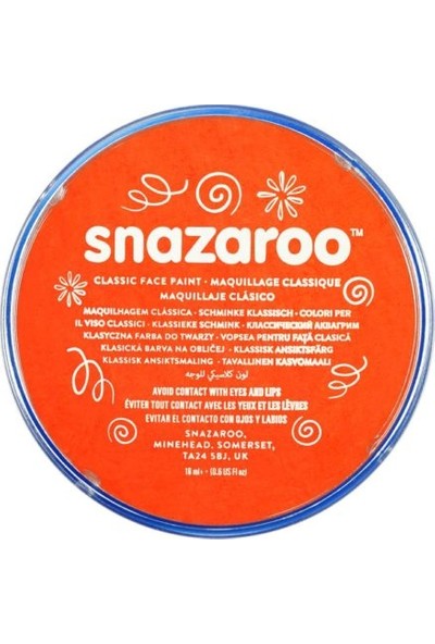 Snazaroo Yüz ve Vucut Boyası Su Bazlı 22 Renk