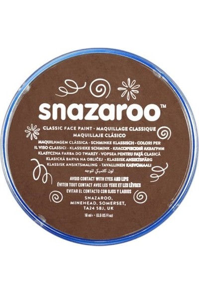 Snazaroo Yüz ve Vucut Boyası Su Bazlı 22 Renk