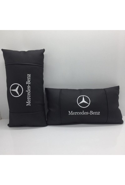 Cem Otomotiv Mercedes Benz Araç Boyun Yastığı Lüks Deri 2 Adet Cem Otomotiv Mercedes Benz Araç Boyun Yastığı Lüks Deri 2 Adet