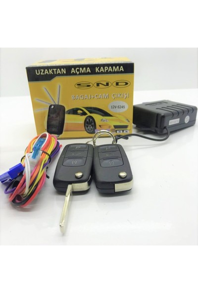 SND 12V Sustalı Uzaktan Açma Kapama Alarm Seti SND 12V Sustalı Uzaktan Açma Kapama Alarm Seti