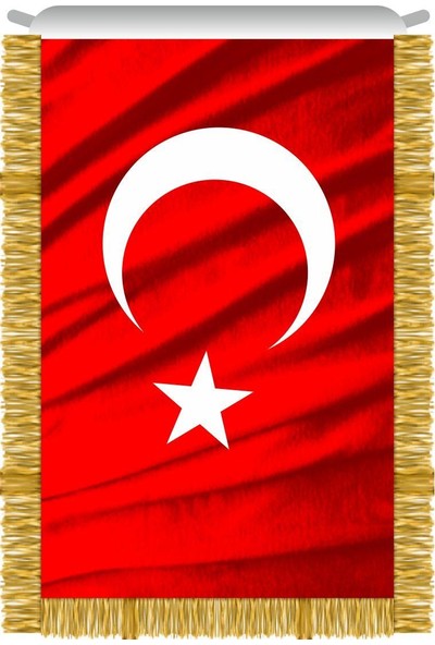 Rekbay Türk Bayrağı - Sancağı Saçaklı 50 x 75 cm