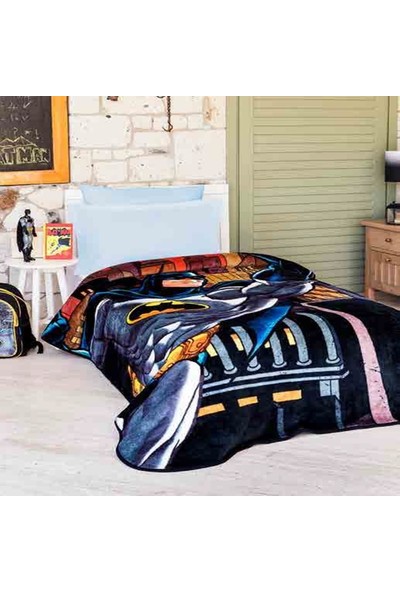 Özdilek Lisanslı Tek Kişilik Battaniye Batman City Özdilek Lisanslı Tek Kişilik Battaniye Batman City