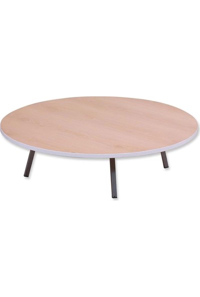 Okuyan 100 cm Metal Katlanır Ayaklı Yuvarlak Yer Sofrası Ahşap Okuyan 100 cm Metal Katlanır Ayaklı Yuvarlak Yer Sofrası Ahşap