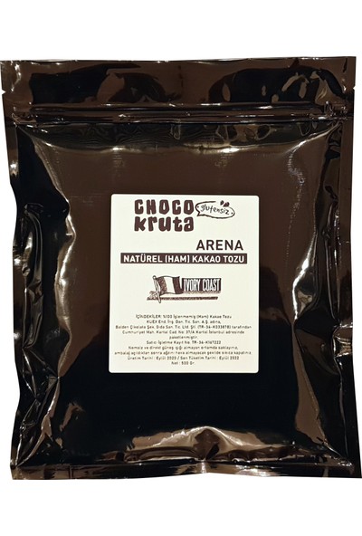 ARENA Natürel Ham Kakao Tozu (F.Sahili) (500 Gr.) ARENA Natürel Ham Kakao Tozu (F.Sahili) (500 Gr.)