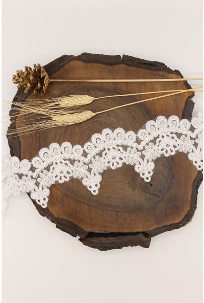 Haser E-Ticaret Fransız Güpür 713 Beyaz