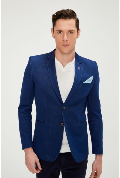 Cekmon Düz Renk Tek Düğmeli Spor Erkek Ceket Cekmon Düz Renk Tek Düğmeli Spor Erkek Ceket