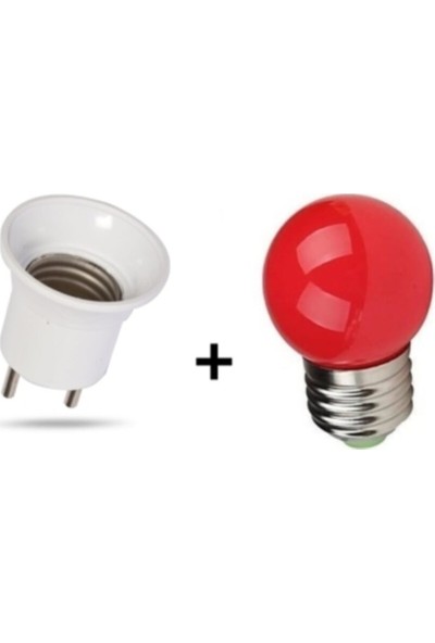 Makel Kırmızı 1 Watt LED Gece Lambası Ampulü+ Duylu Fiş Makel Kırmızı 1 Watt LED Gece Lambası Ampulü+ Duylu Fiş