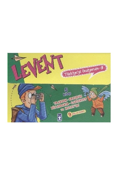 Timaş Yayınları Levent Türkiye'yi Geziyorum 03 Set 5 Kitap Takım