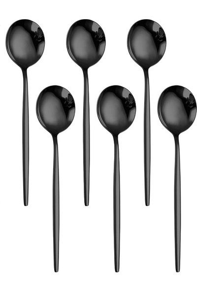 Zuzu Made 6 Adet Black Ice Çay ve Kahve Kaşığı