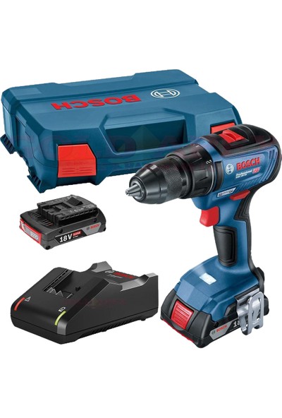 Bosch Gsr 18V-50 Professional Kömürsüz Akülü Vidalama Matkap Çift Akülü Çantalı Bosch Gsr 18V-50 Professional Kömürsüz Akülü Vidalama Matkap Çift Akülü Çantalı