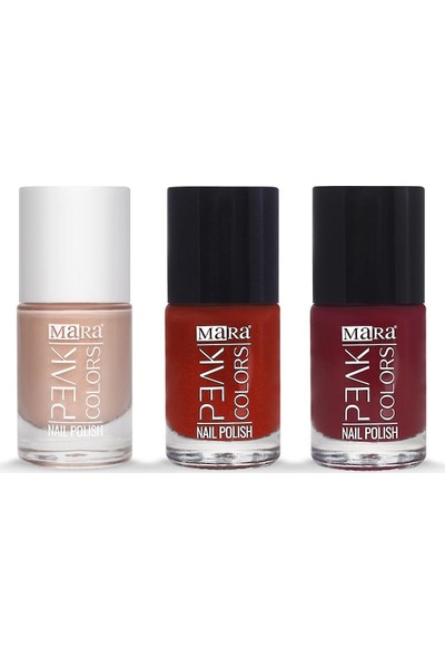 Mara Peak Colors 3'lü Oje Seti 3