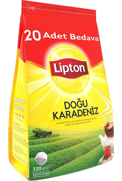 Lipton Doğu Karadeniz Demlik Poşet Çay 120 x 3,2 Gr. 12'li Set Lipton Doğu Karadeniz Demlik Poşet Çay 120 x 3,2 Gr. 12'li Set