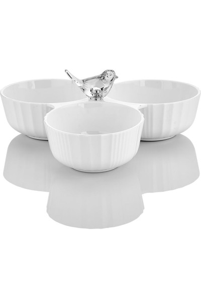 EW's Kitchenware Akrilik Soft Beyaz Renk 3'Lü Çerezlik EW's Kitchenware Akrilik Soft Beyaz Renk 3'Lü Çerezlik