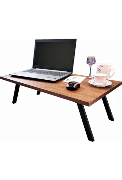 Cosargroup Laptop Sehpa Çalışma Kahvaltı Masası Katlanır