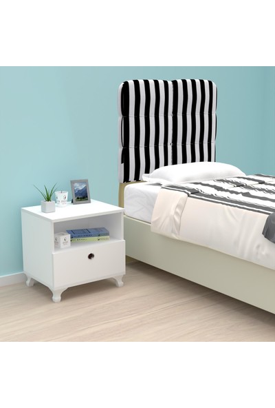 Larose Yatak Baza Başlığı Gülname 090 Tuan Tek Kişilik Başlık