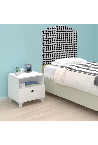 Larose Yatak Baza Başlığı Tüvan 090 Kono Tek Kişilik Başlık