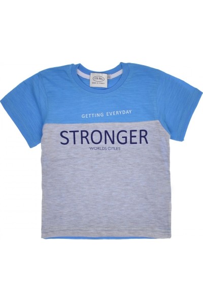Baby Bakkal Erkek Çocuk Strong Baskılı T-Shirt Baby Bakkal Erkek Çocuk Strong Baskılı T-Shirt