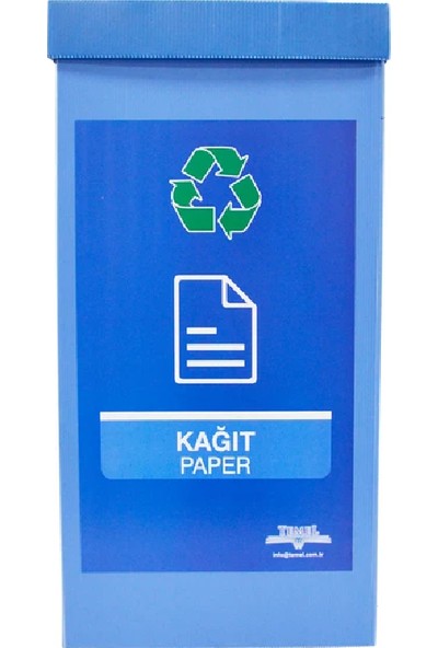 Gediz Plastik Ihsan Geri Dönüşüm Kutusu Sıfır Atık Kutusu Mavi Gediz Plastik Ihsan Geri Dönüşüm Kutusu Sıfır Atık Kutusu Mavi