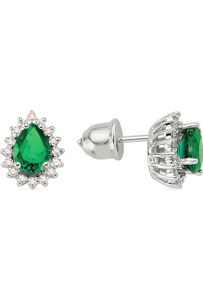 Emel Pırlanta 1.43 Ct. Pırlanta Zümrüt Küpe Emel Pırlanta 1.43 Ct. Pırlanta Zümrüt Küpe