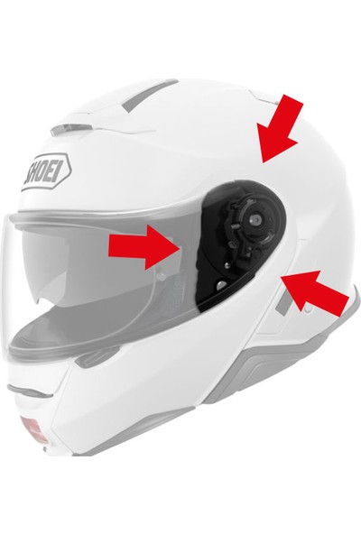 Shoei Cns-3 Kask Yan Kapak Set (Neotec 2) Shoei Cns-3 Kask Yan Kapak Set (Neotec 2)